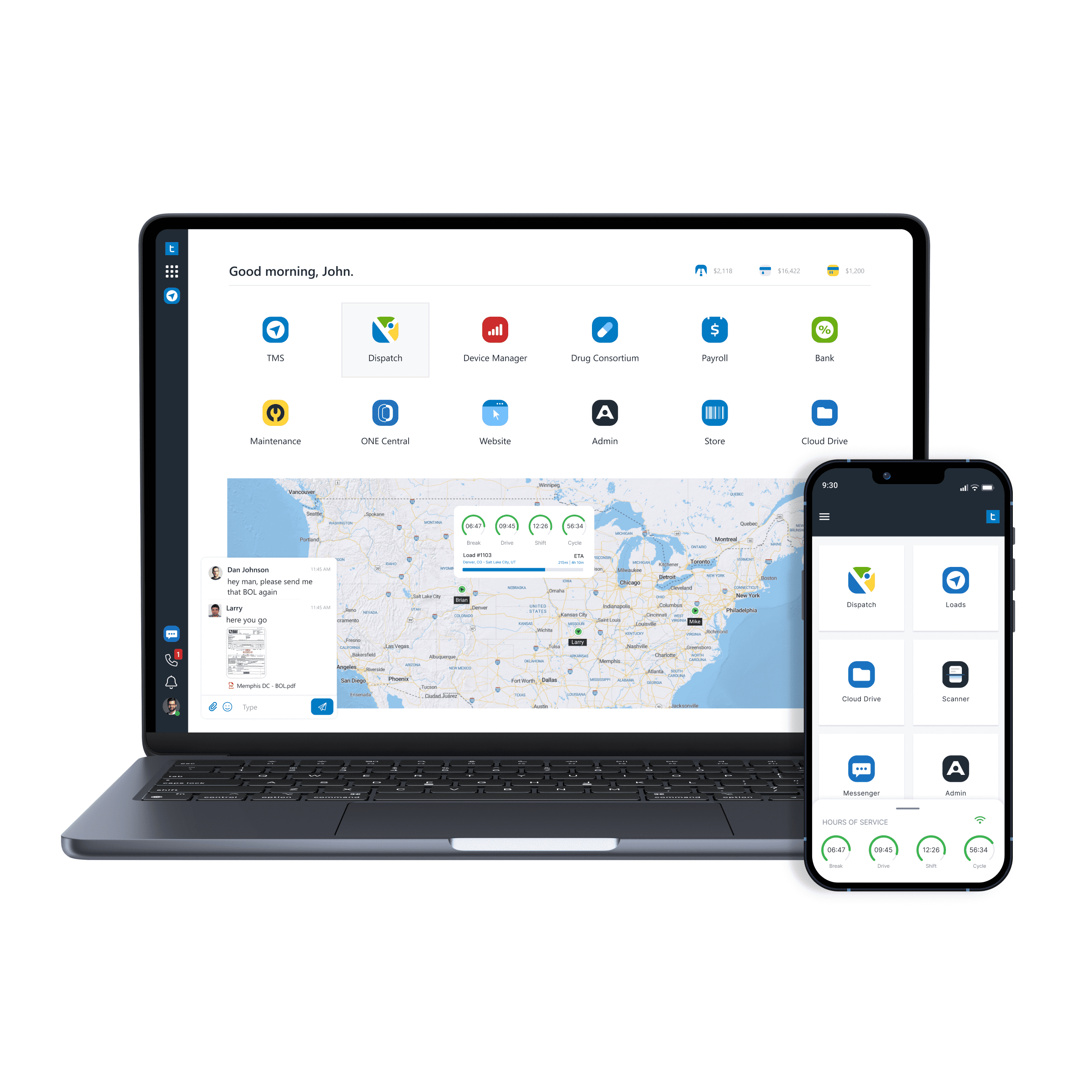 Carrier TMS with Integrated, Free ELD